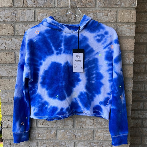 Chaser | Tops | Chaser Tiedye Star Linen French Terry Pullover Hoodie ...